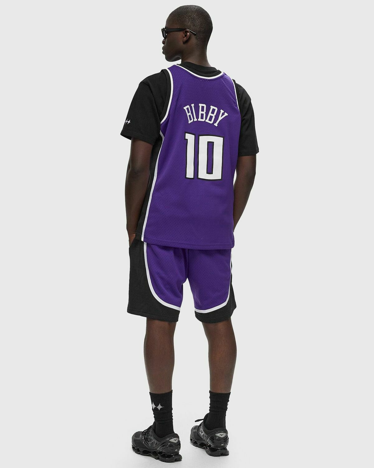 Mitchell & Ness Nba Dark Jersey Kings 2002 Mike Bibby #10 Purple ...