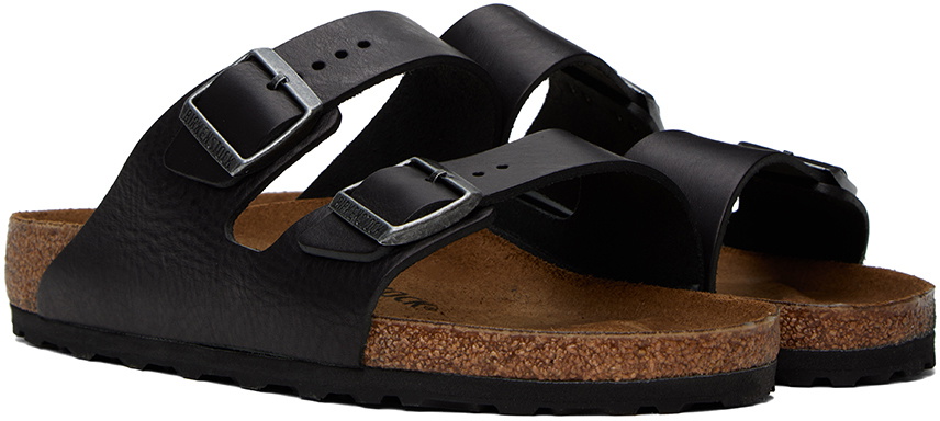 Birkenstock Black Arizona Grip Sandals Birkenstock
