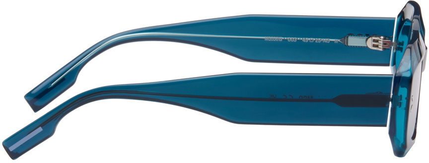 MCQ Blue Rectangular Sunglasses McQ Alexander McQueen