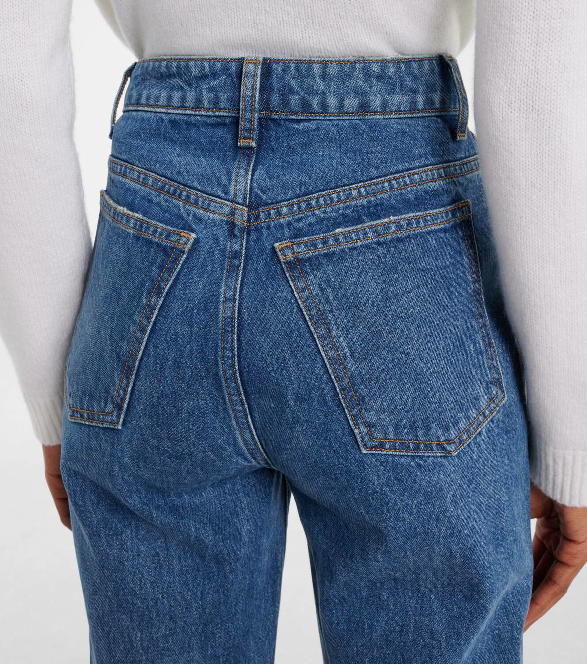 Khaite Danielle high-rise straight jeans Khaite