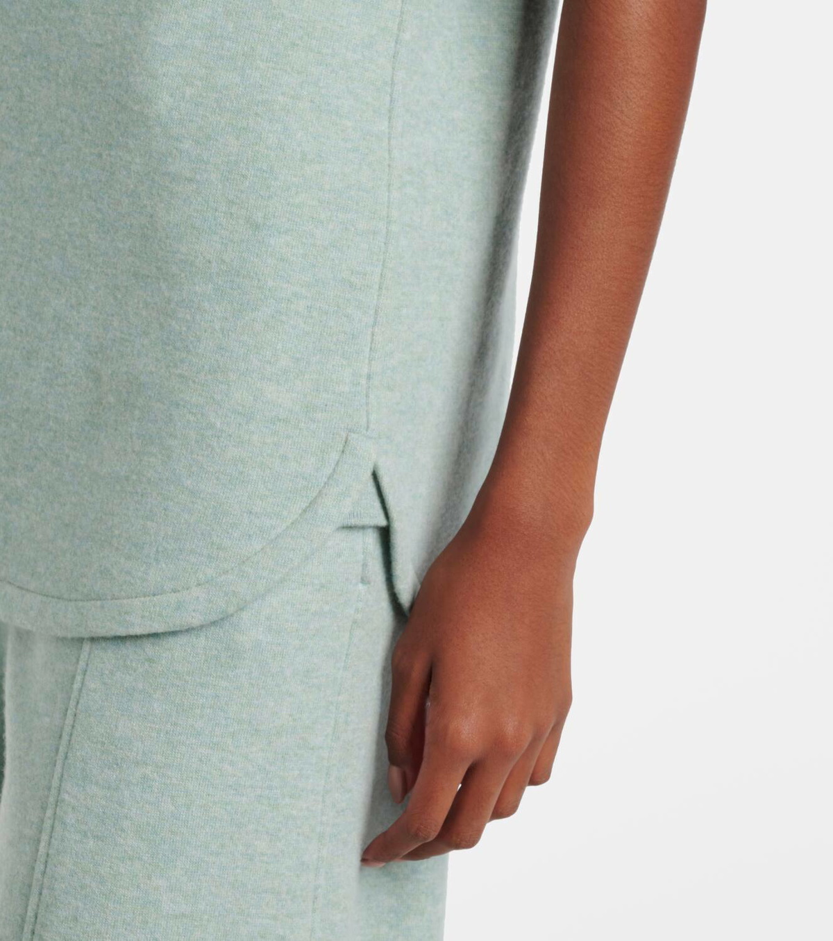 Loro Piana Rio Bodro cashmere-blend jersey top Loro Piana