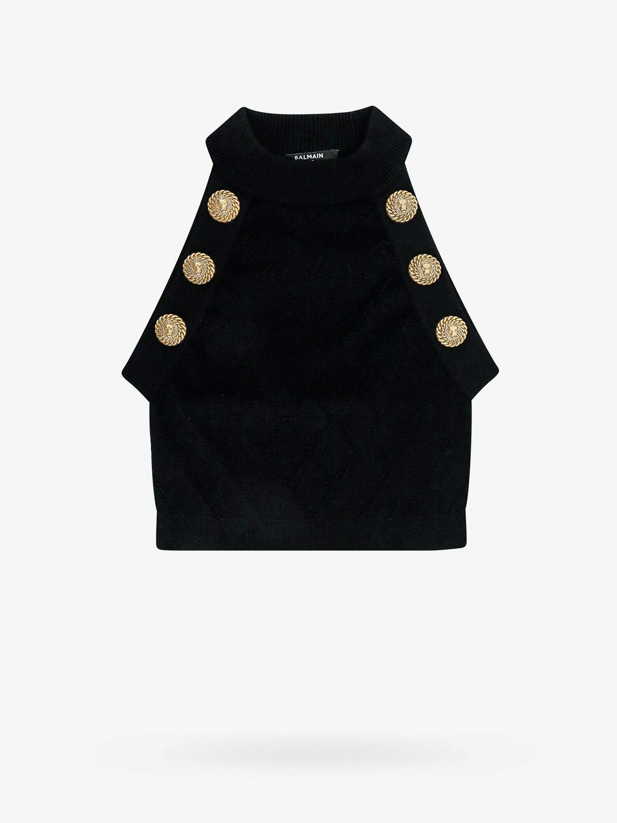 Balmain Top Black Womens Balmain