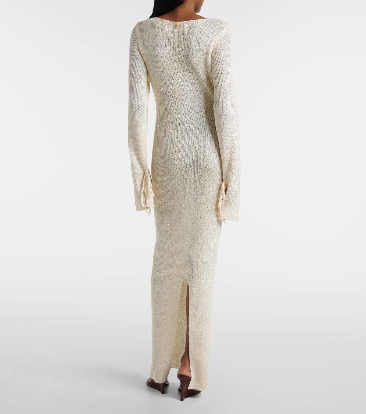 Bananhot Kyle sequined knitted maxi dress Bananhot