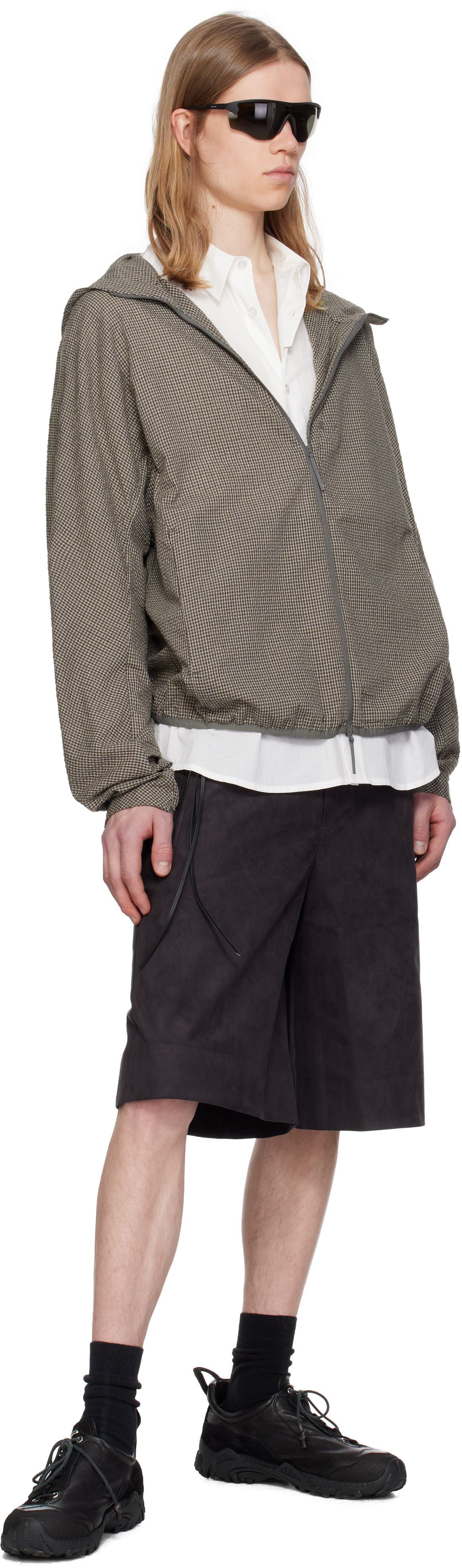 POST ARCHIVE FACTION (PAF) Brown Technical Right Jacket Post Archive ...