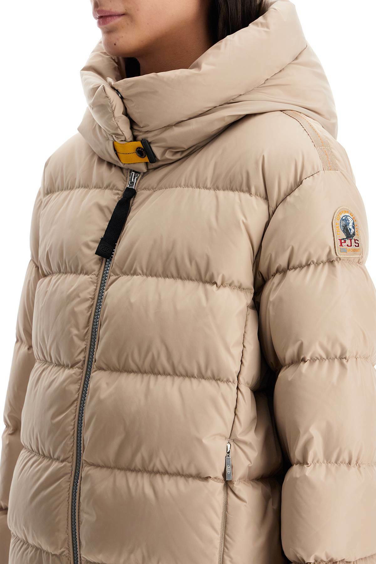 PARAJUMPERS short down jacket with hood jinny Beige Parajumpers