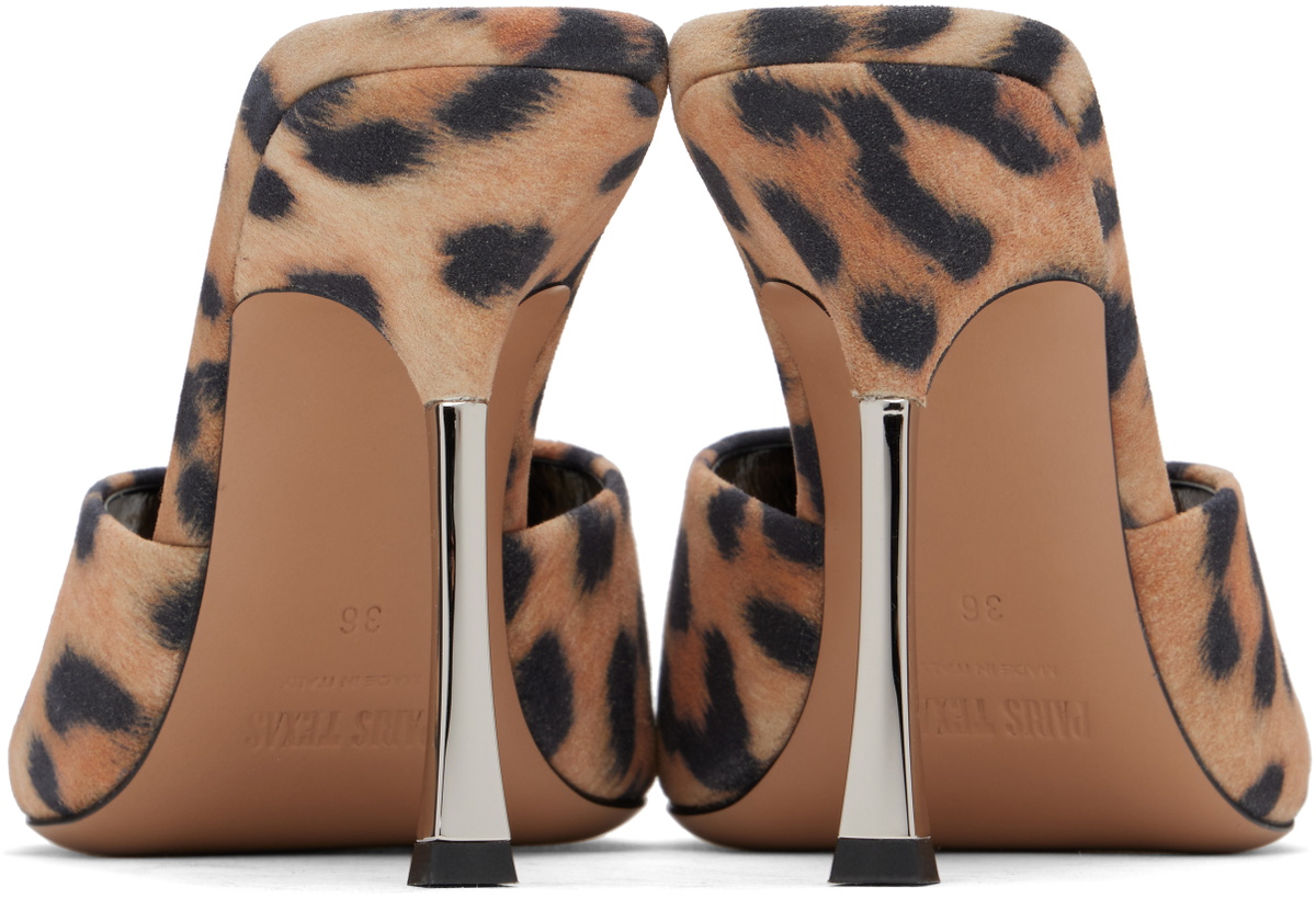 Paris Texas Black & Tan Lorena 100 Heeled Sandals Paris Texas