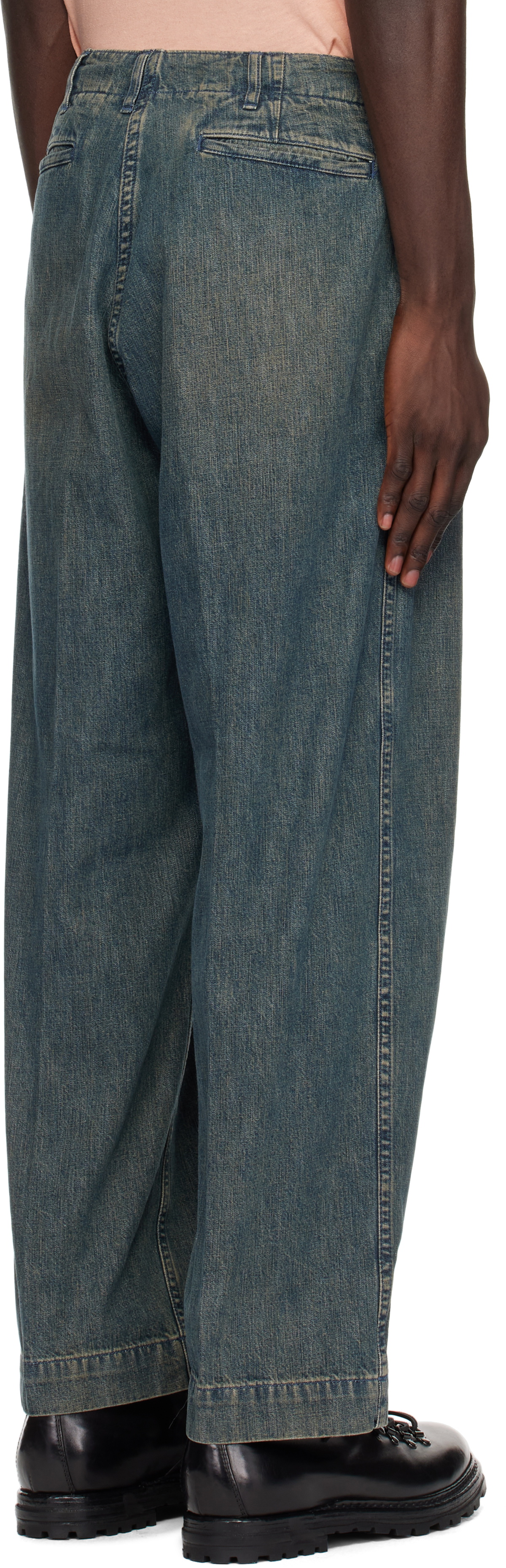 BEAMS PLUS Blue MIL Double Dye Jeans Beams Plus