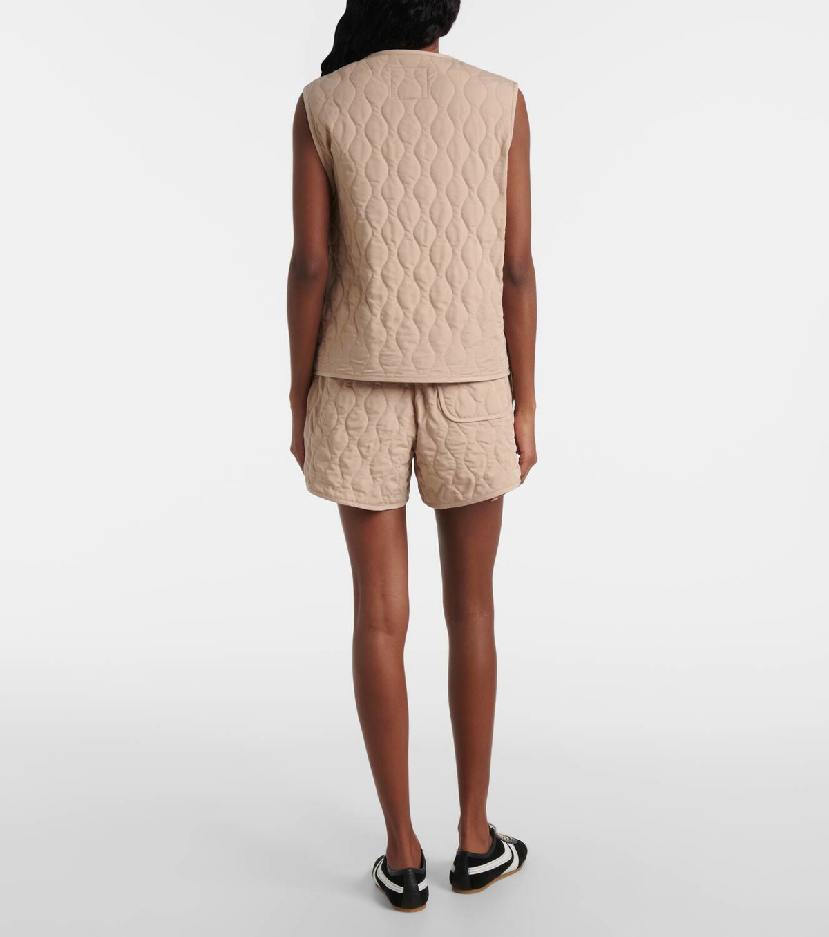 Varley Karla quilted twill vest Varley