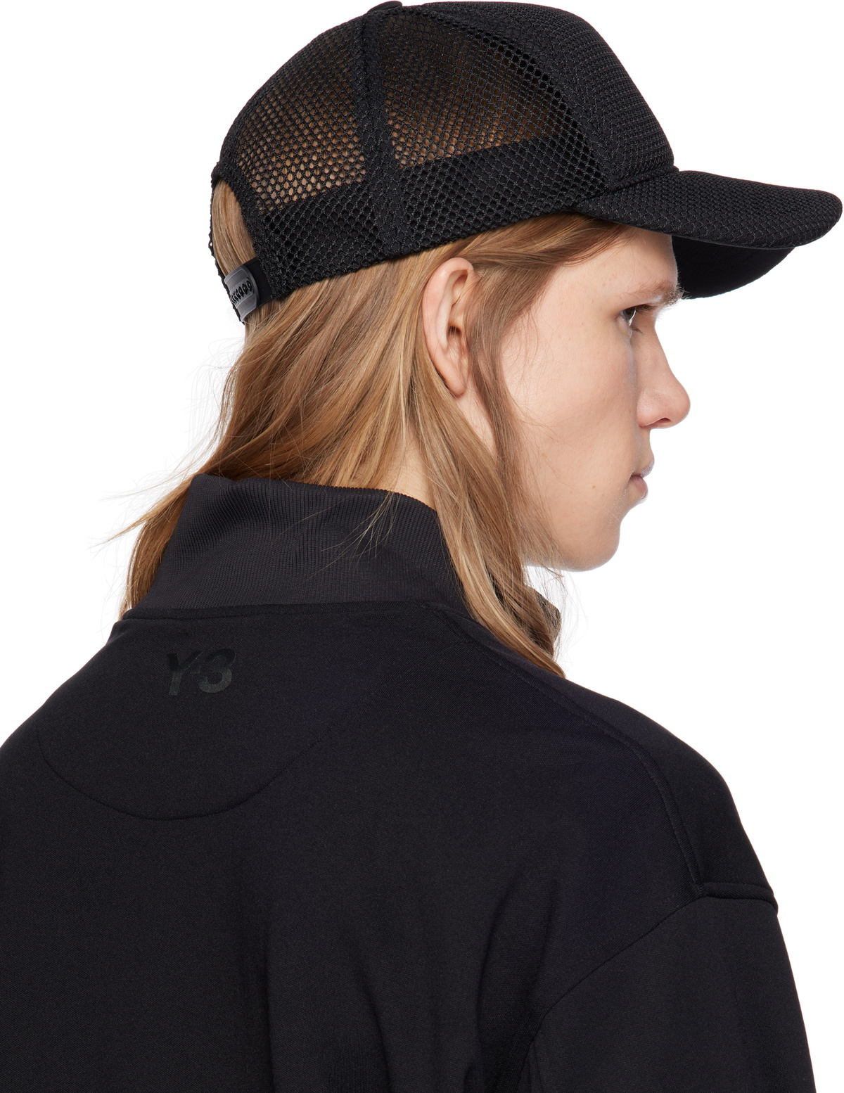 Y-3 Black Trucker Cap Y-3