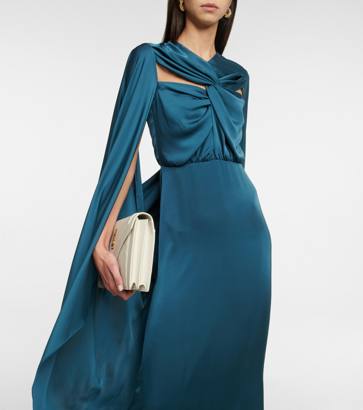 Costarellos Simone satin gown Costarellos