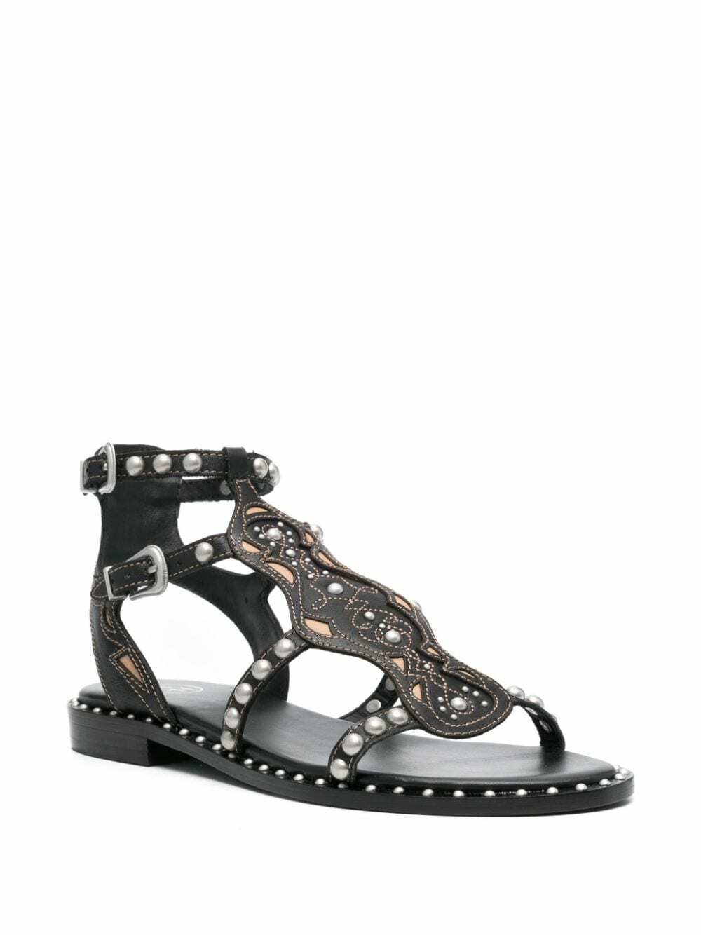 ASH - Plaza Studded Leather Sandals Ashley Williams