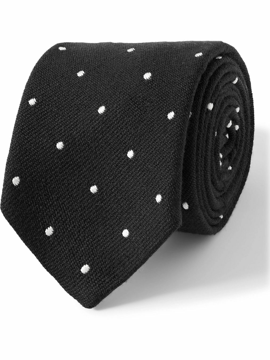 Paul Smith - 8cm Polka-Dot Wool and Silk-Blend Tie Paul Smith