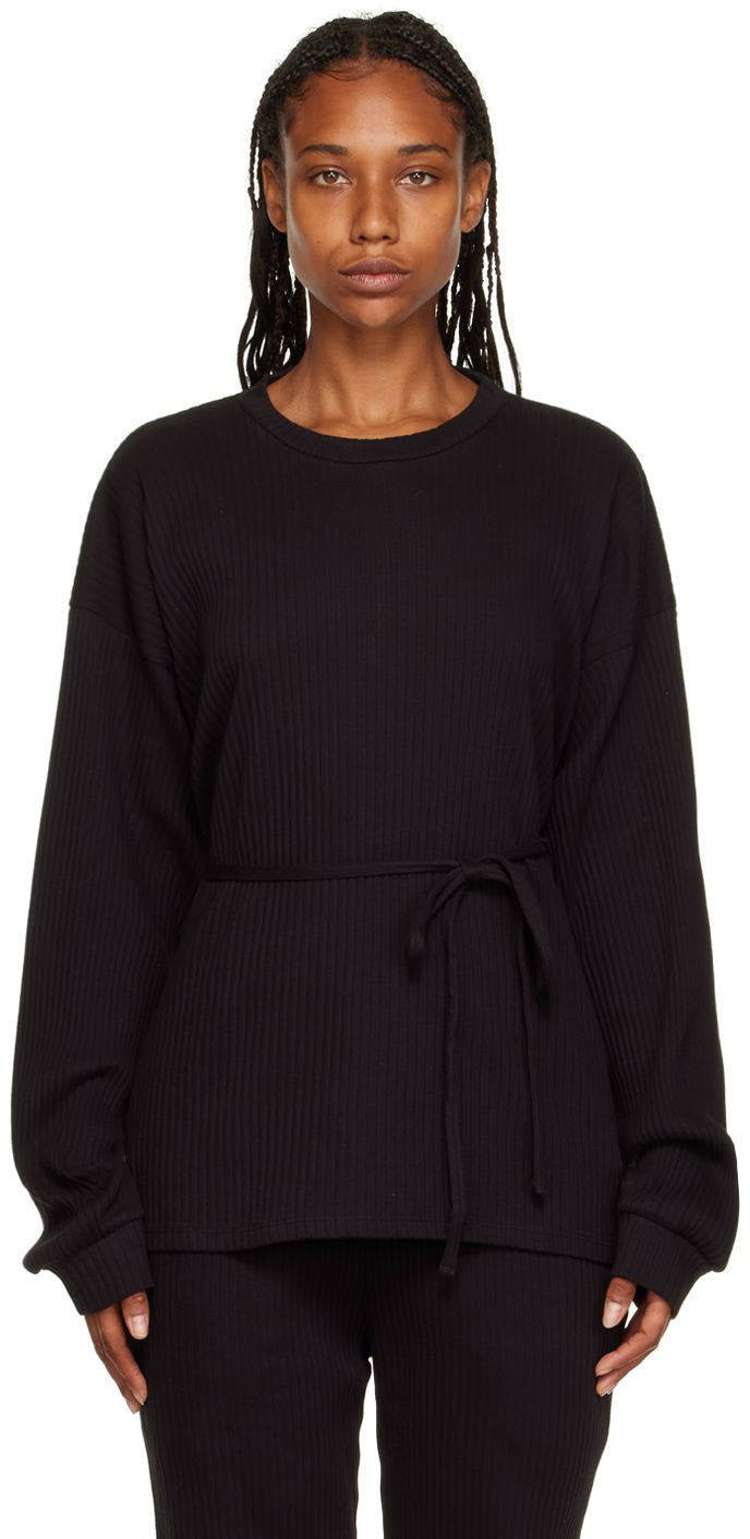 Baserange Black Shaw Sweater Baserange