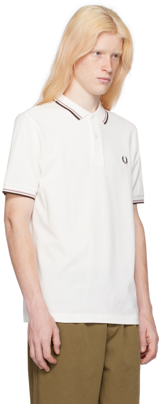 Fred Perry White 'The Fred Perry' Polo Fred Perry