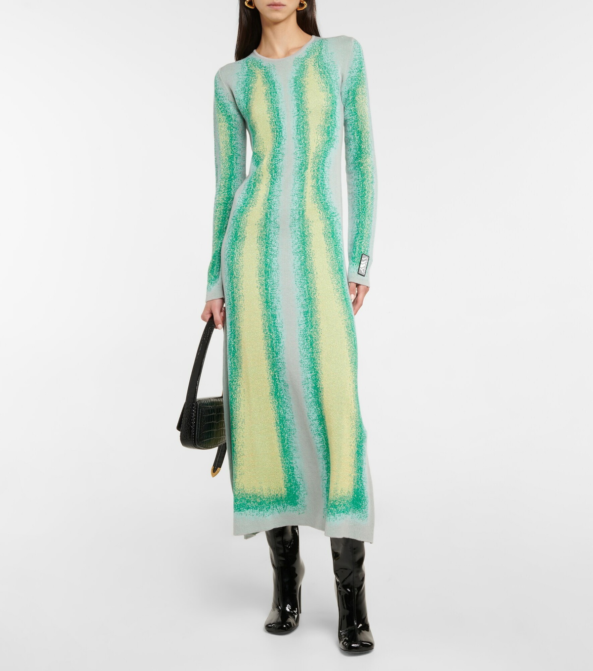 Y/Project - Gradient knit maxi dress Y/Project