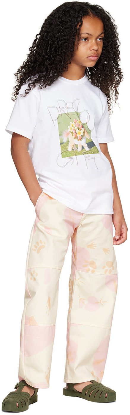 Collina Strada SSENSE Exclusive Kids White T-Shirt Collina Strada