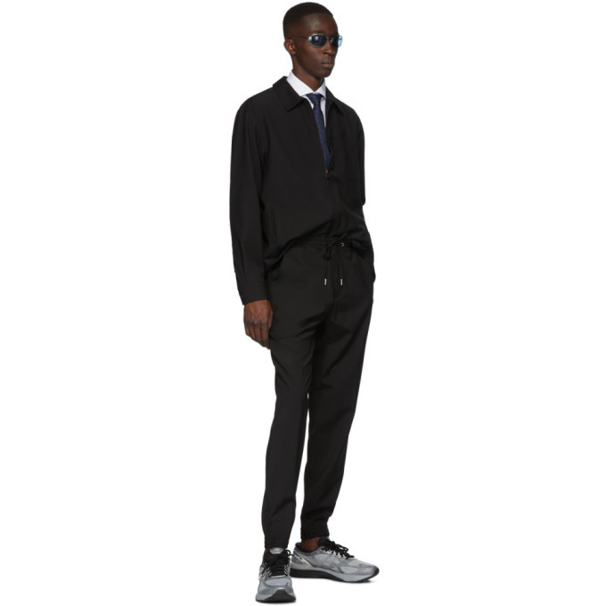 Z Zegna Black Blouson Jacket Z Zegna