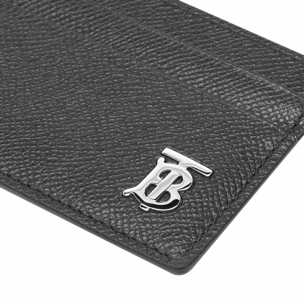 Burberry Men's Monogram Grained Leather Card Holder in Black Burberry