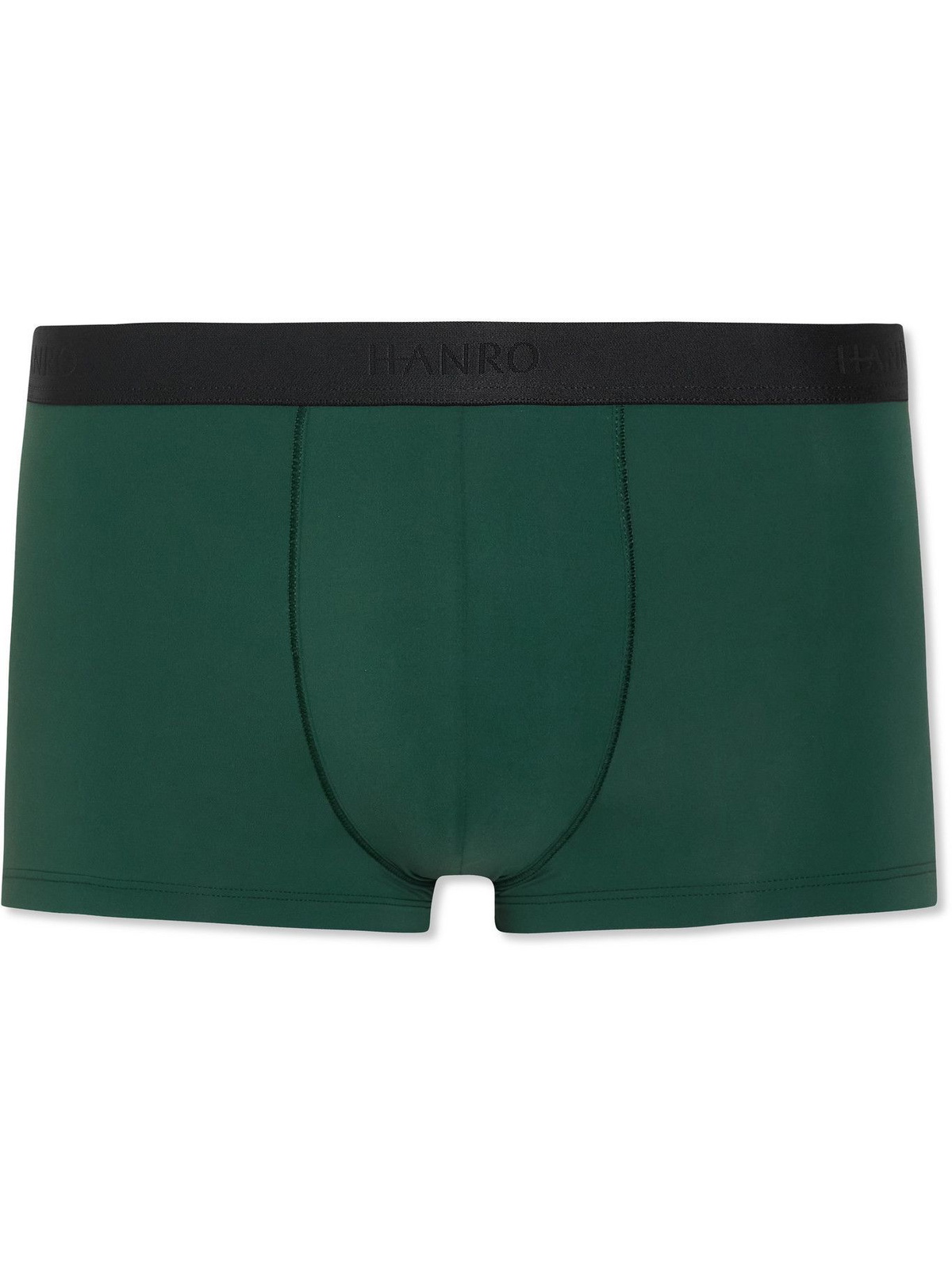 Hanro - Stretch-Jersey Boxer Briefs - Green Hanro