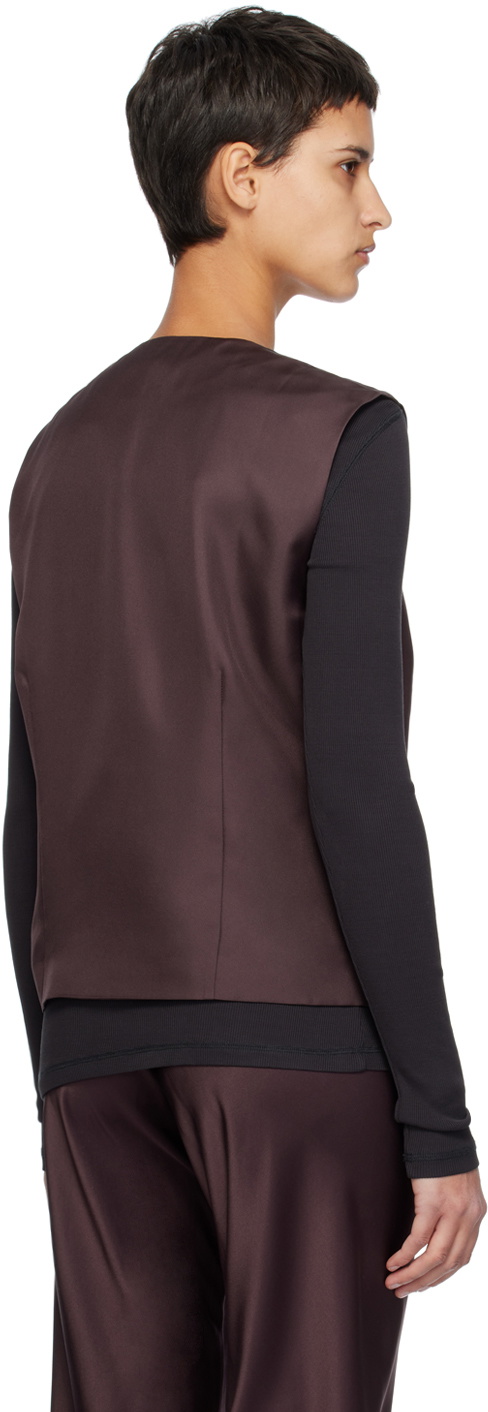 Silk Laundry Brown CDC Vest Silk Laundry