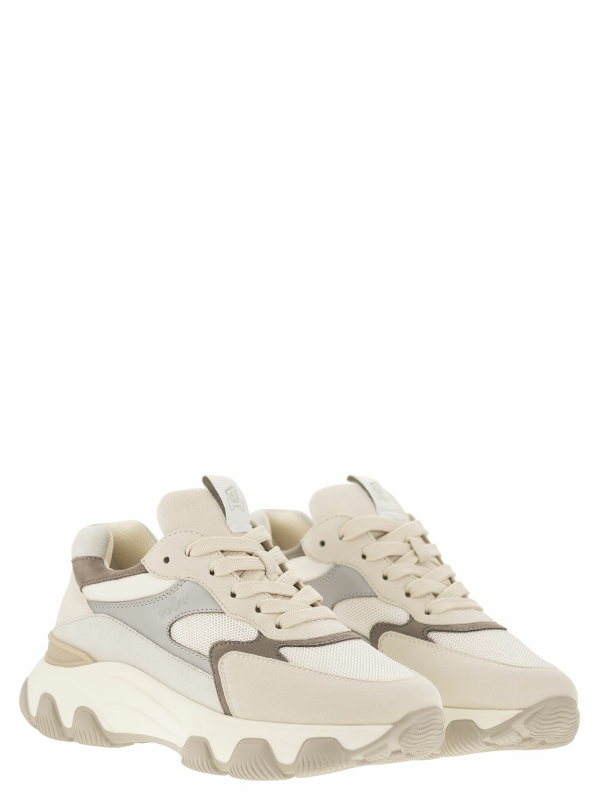 Hogan Hyperactive - Leather And Fabric Trainers Hogan