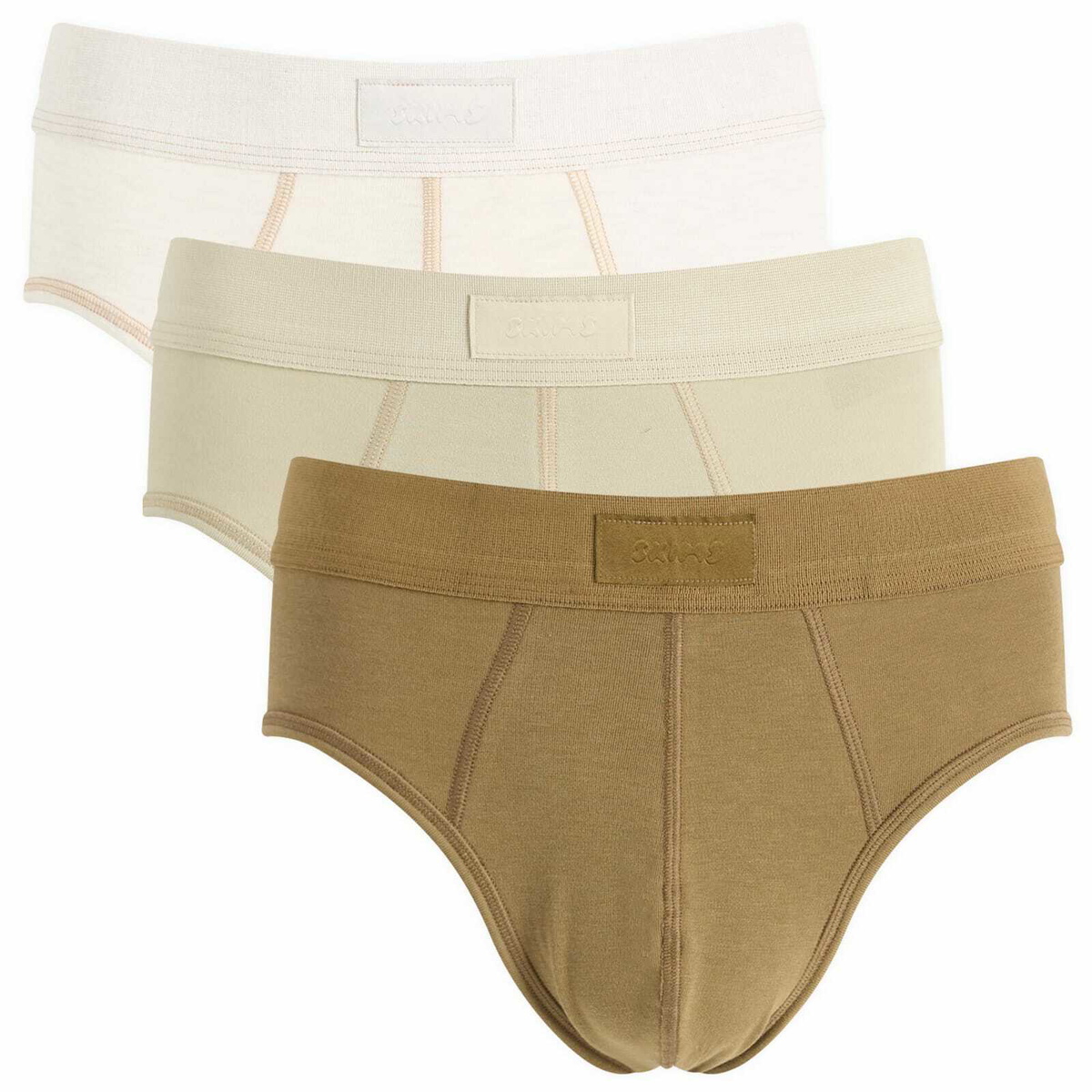 SKIMS Men's Brief 3-Pack in Army Multi SKIMS