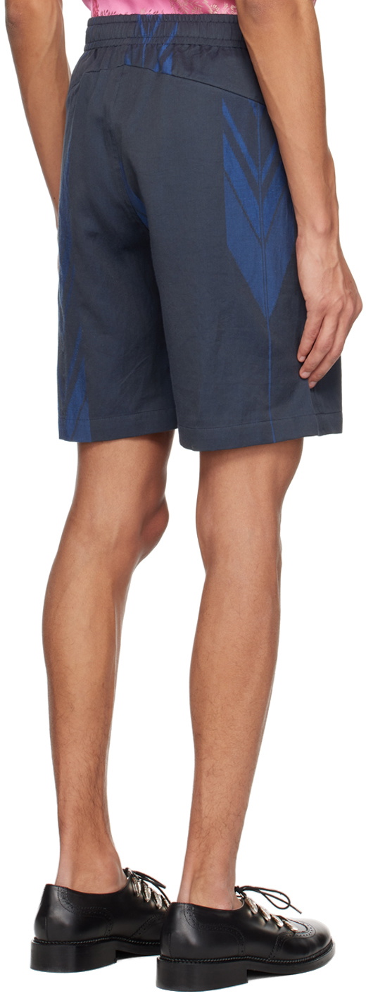 NEEDLES Gray Drawstring Shorts Needles
