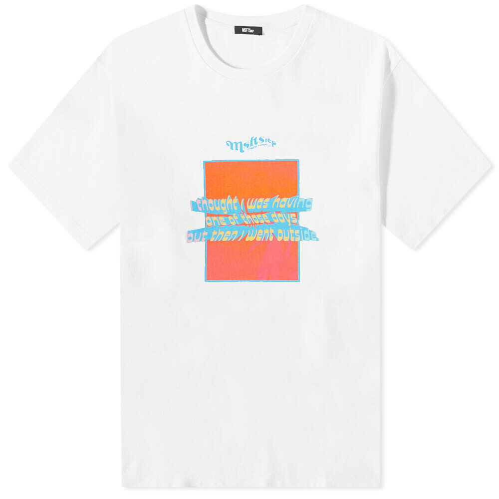 MSFTSrep Men's Evolution T-Shirt in White MSFTSrep