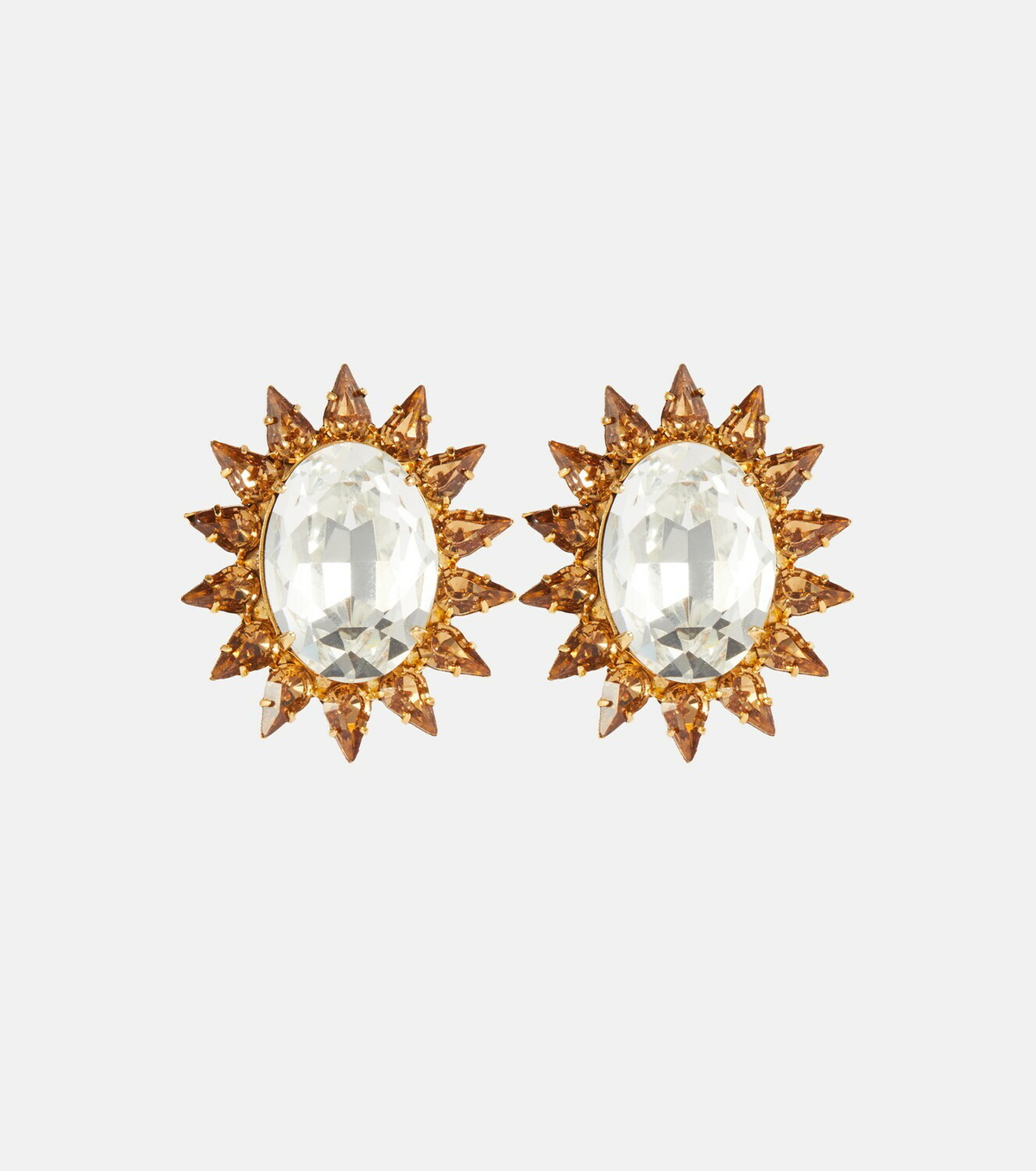 Jennifer Behr Gemma crystal-embellished stud earrings Jennifer Behr