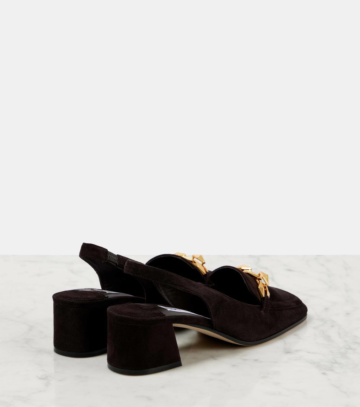 Jimmy Choo Diamond Tilda 45 suede slingback pumps Jimmy Choo