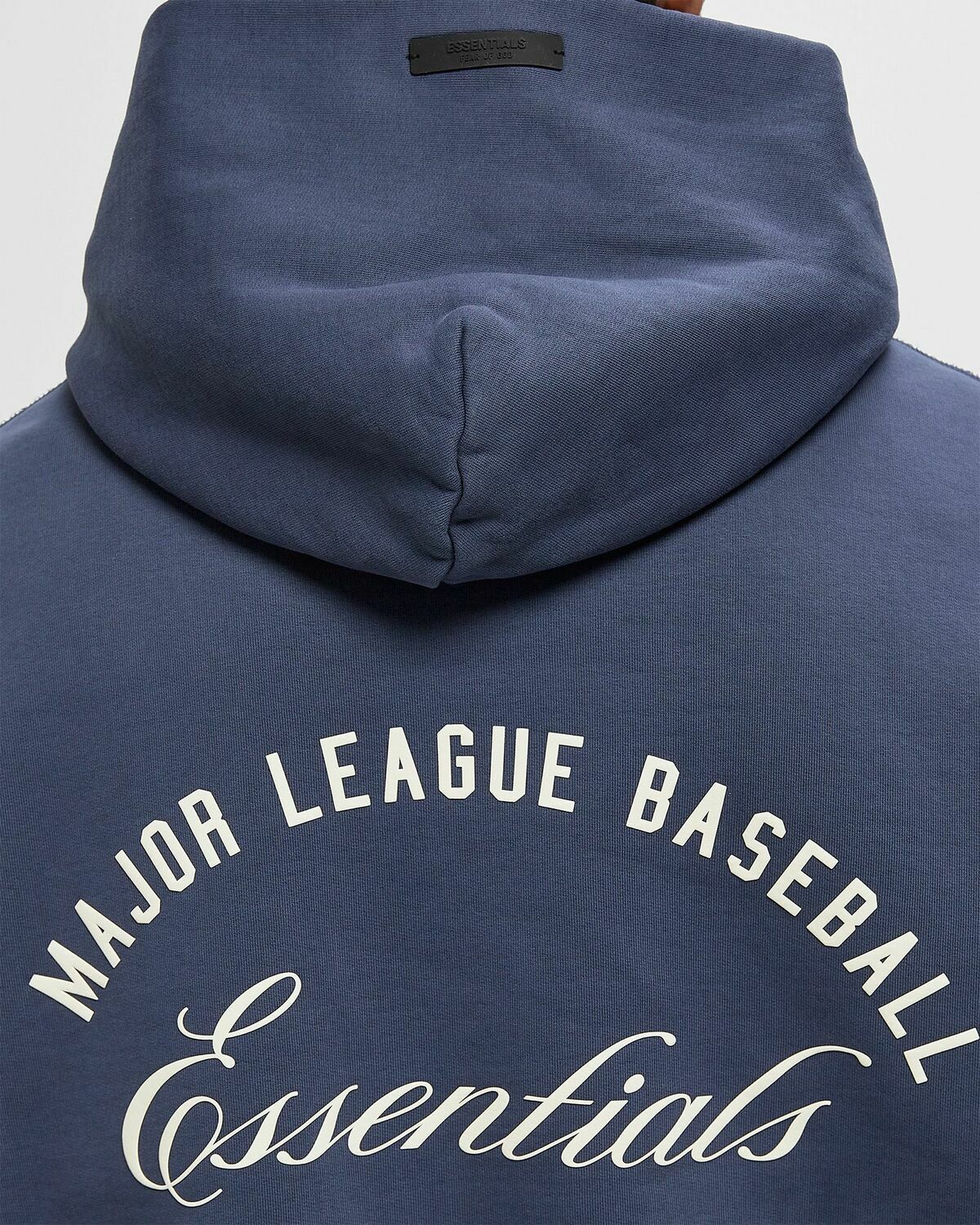 Fear of God Essentials MLB SPORT HOODIE Blue Mens Hoody Fear Of God ...