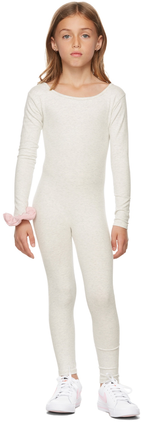 Gil Rodriguez SSENSE Exclusive Kids Grey Via Olympia Unitard Gil Rodriguez