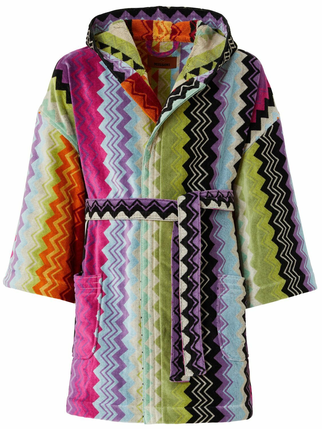 MISSONI HOME Giacomo Hooded Short Bathrobe Missoni Home