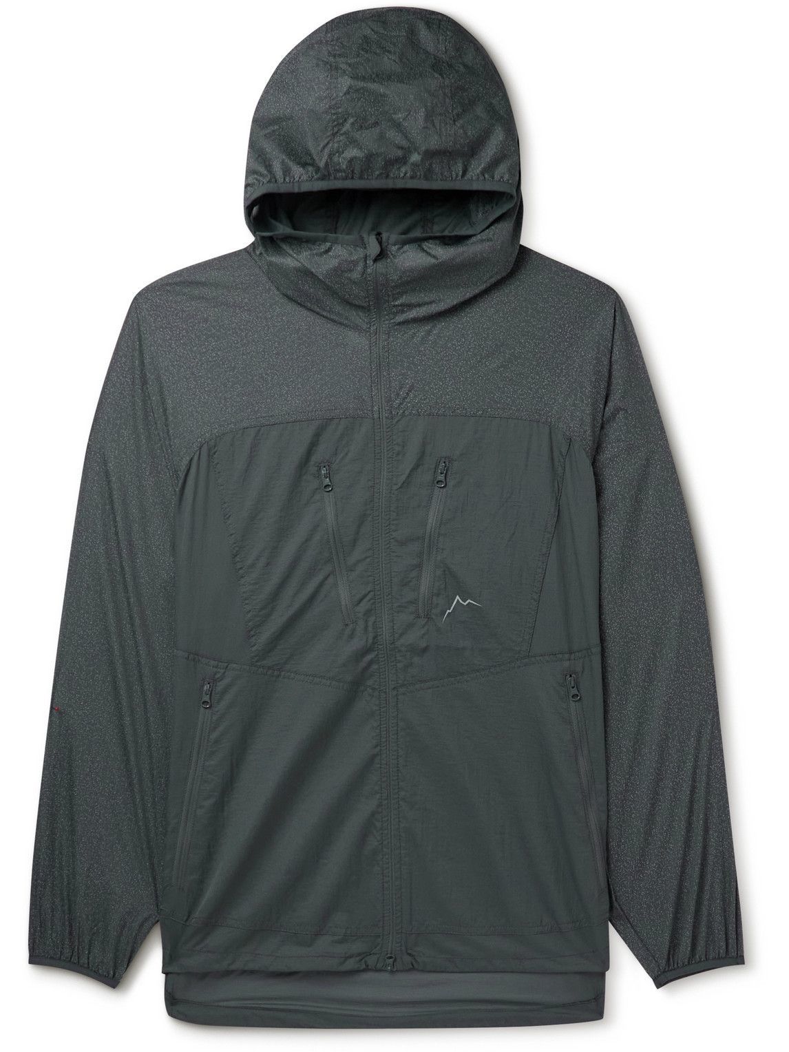 CAYL - Reflect Coated-Nylon Hooded Jacket - Gray CAYL