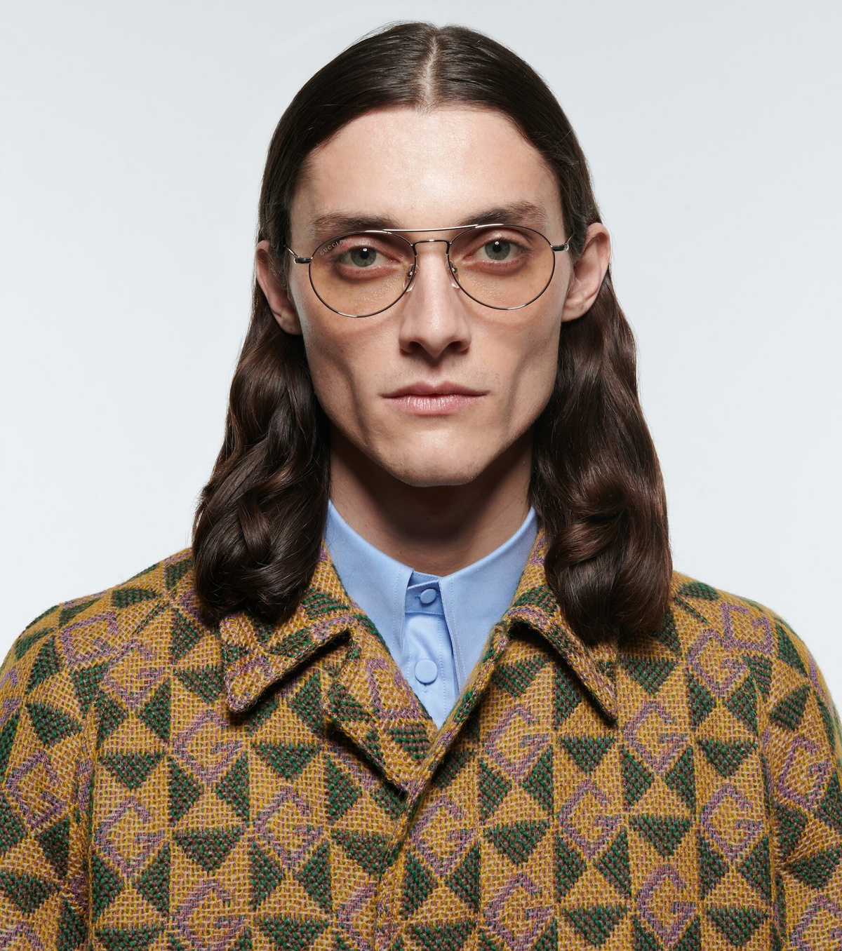 Gucci - Aviator metallic glasses Gucci