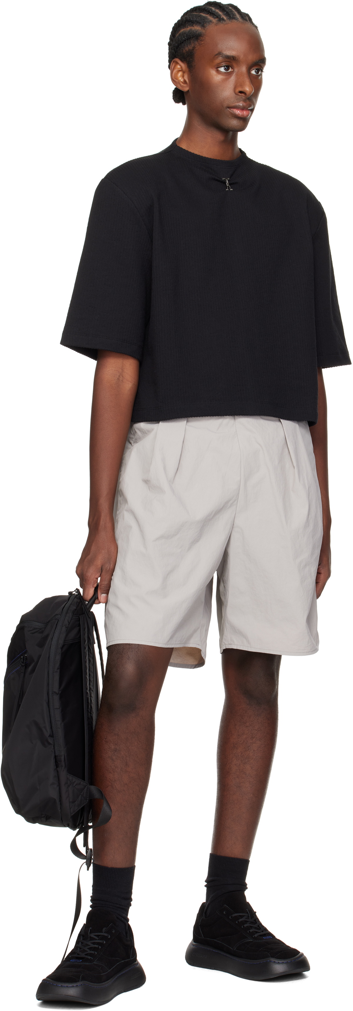 ADER error Black Logo Patch Backpack ADER error