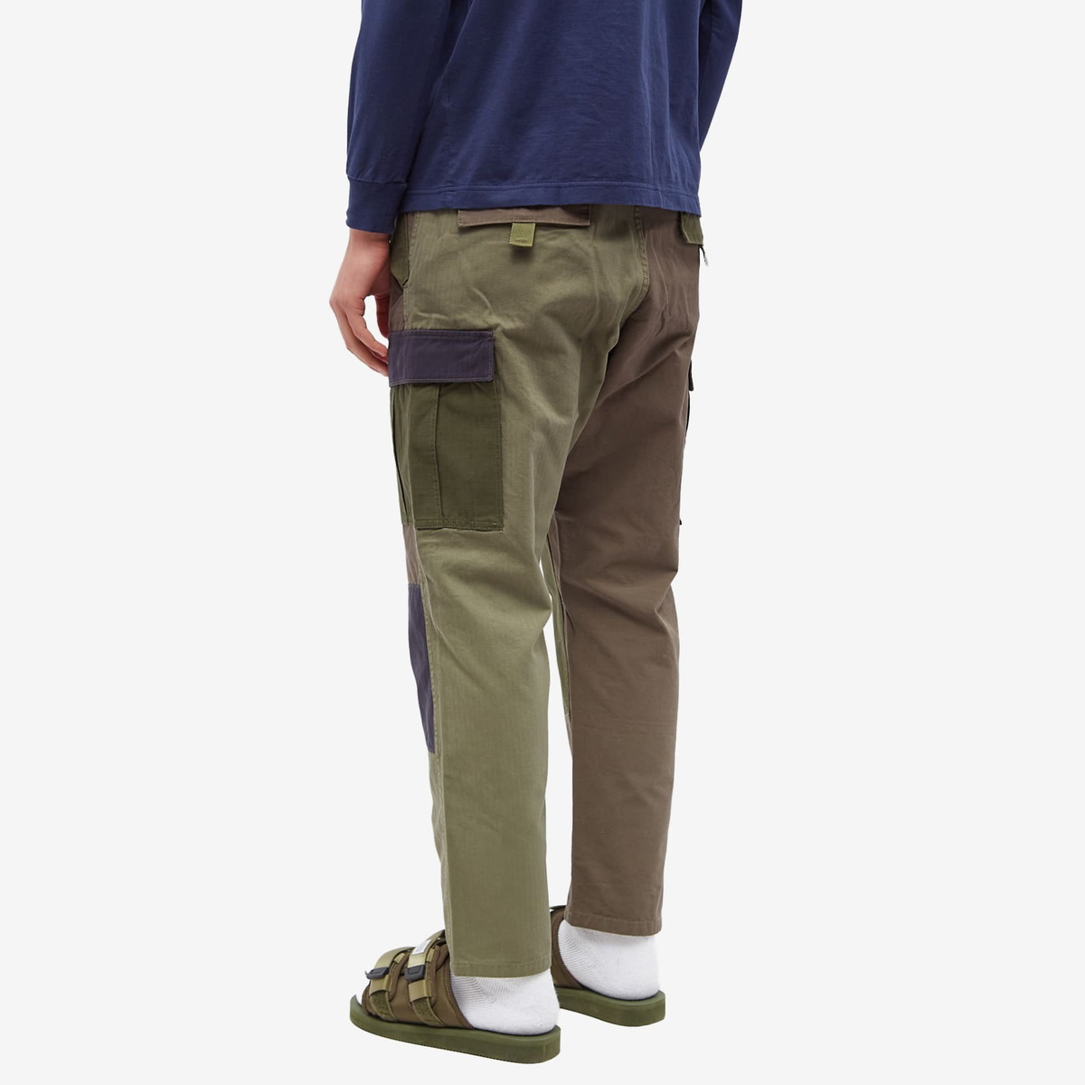 FDMTL Men's Patchwork Cargo Pant in Khaki FDMTL