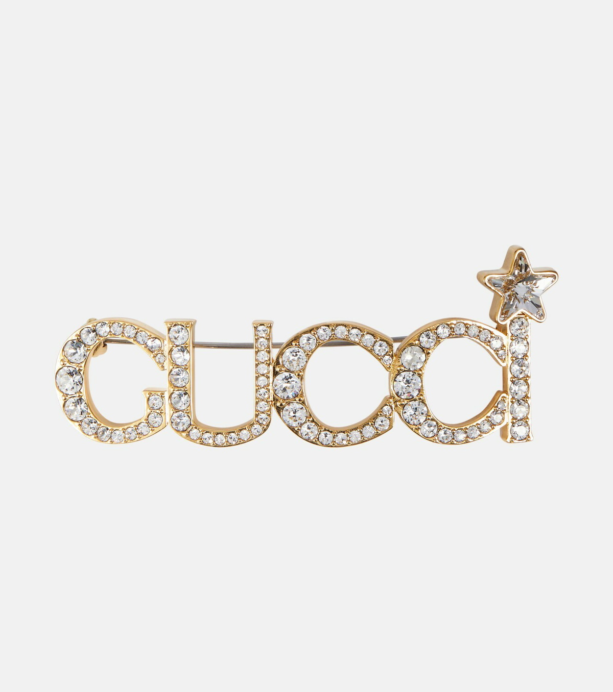 Gucci - Crystal-embellished brooch Gucci
