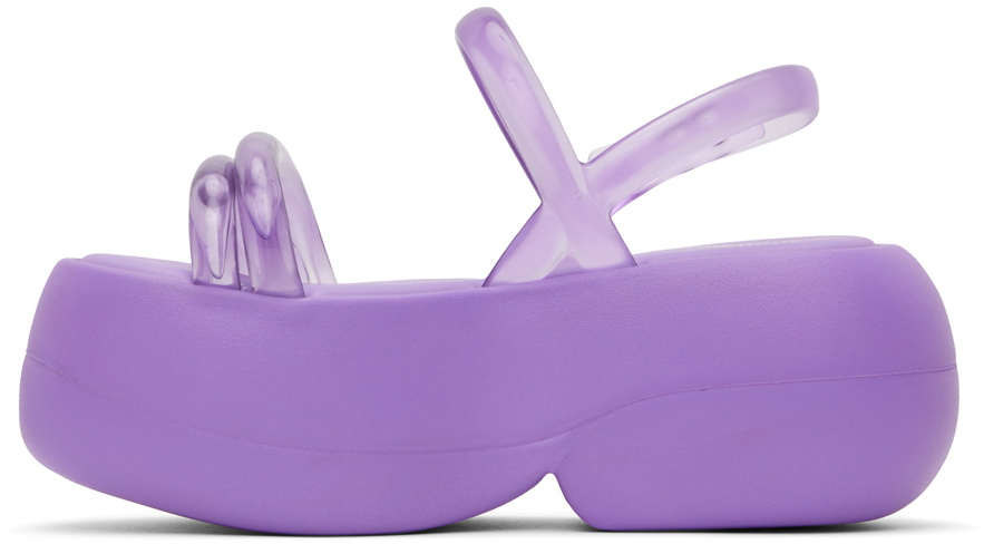 Melissa Purple Melissa Airbubble Platform Sandals Melissa