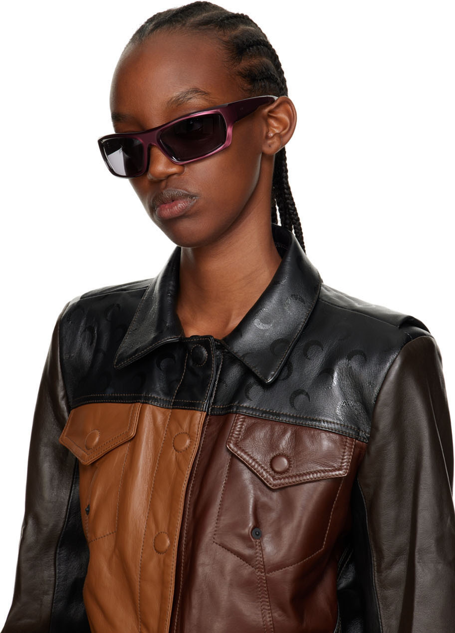 Lexxola Burgundy Neo Sunglasses Lexxola