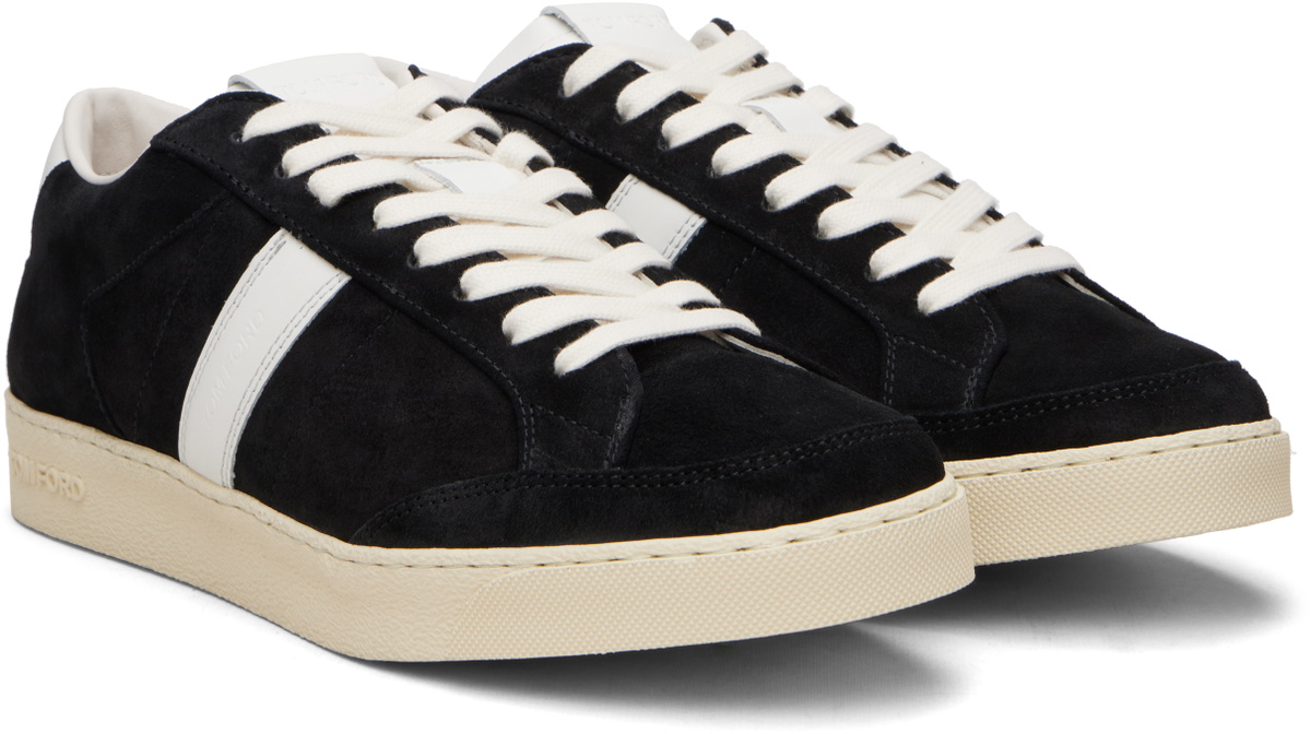 TOM FORD Black Suede Blake Sneakers TOM FORD