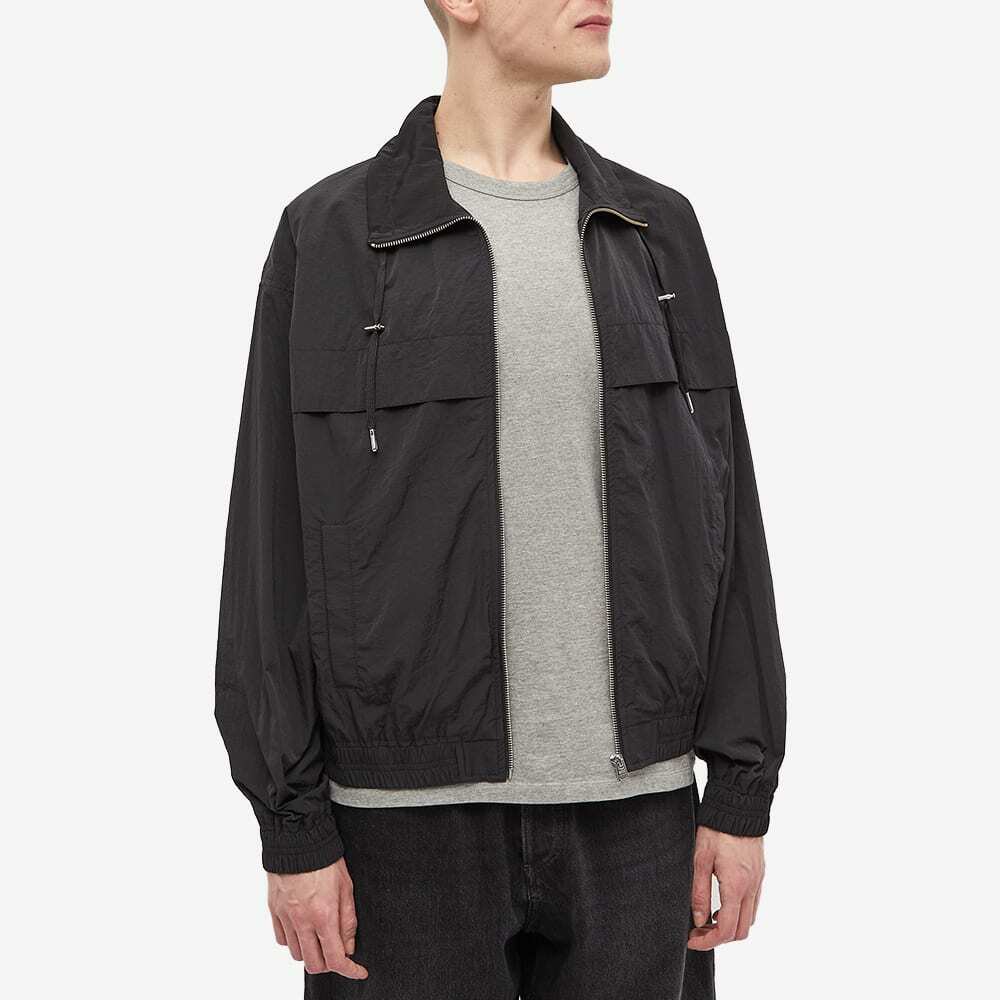 AMI Men's Heart Logo Zipped Jacket in Black AMI