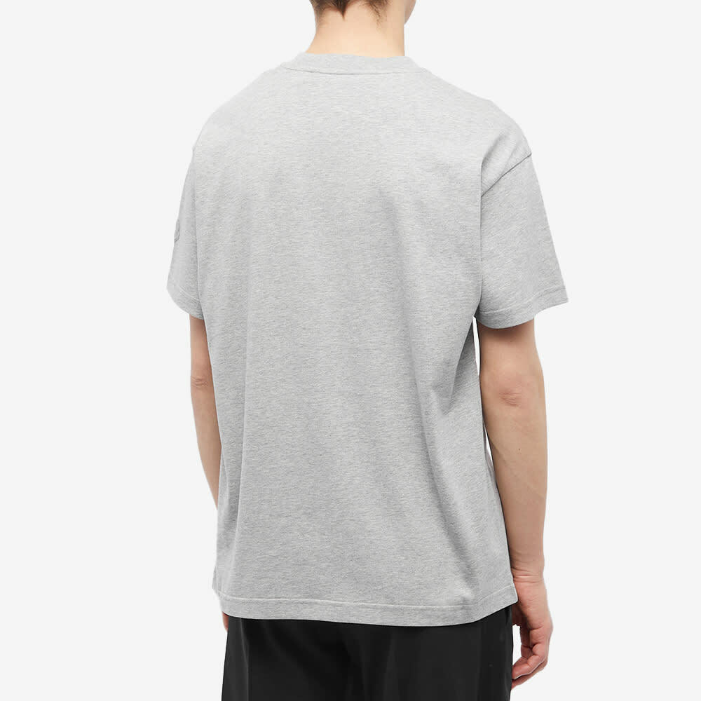 Moncler Men's Genius Smiley Logo T-Shirt in Grey Moncler