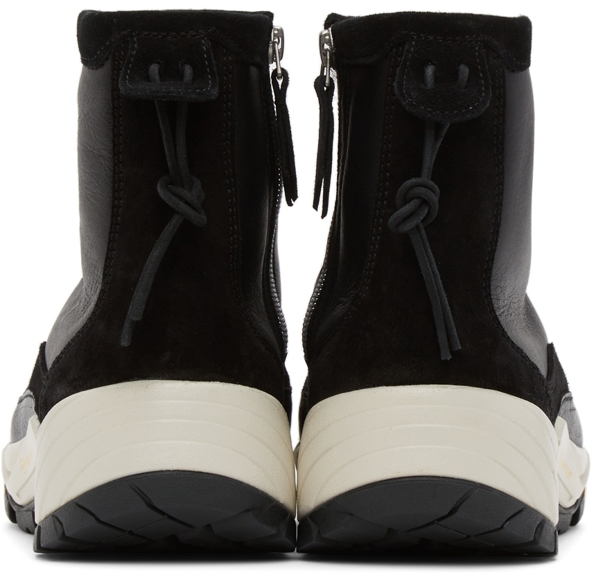 Our Legacy Black Shearling Yeti Boots Our Legacy