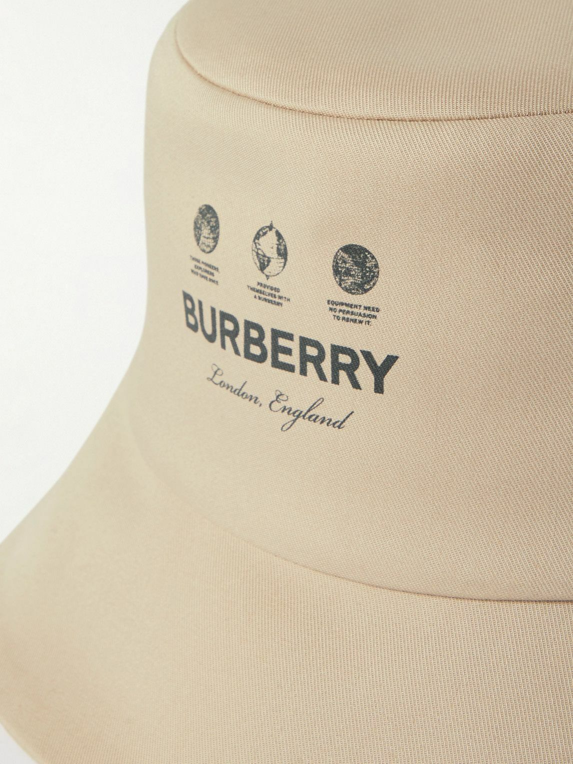 Burberry - Reversible Logo-Print Checked Cotton-Twill Bucket Hat ...
