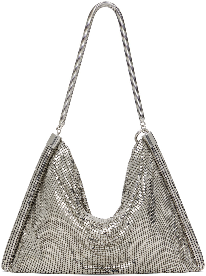 Rabanne Silver Chain Main Pocket Bag Paco Rabanne