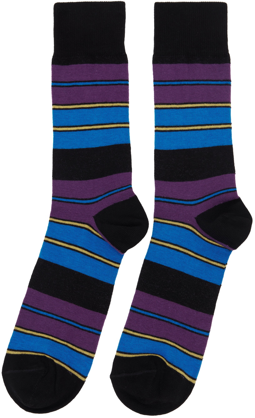 Paul Smith Three-Pack Multicolor Multi-Stripe Socks Paul Smith