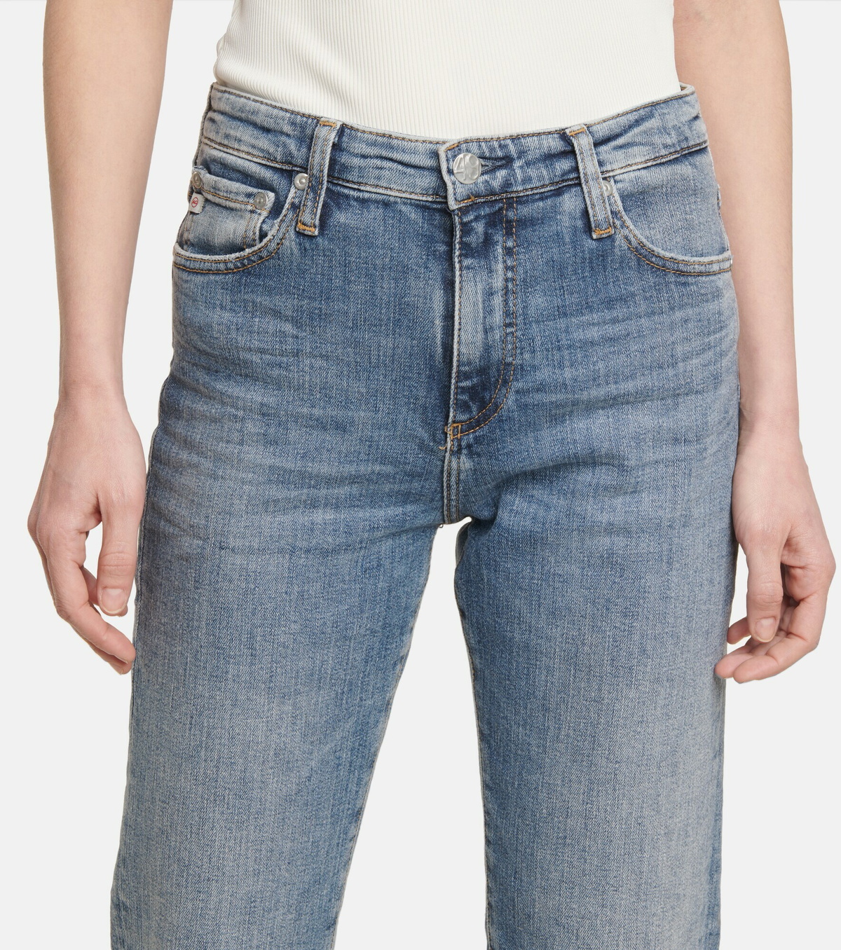 AG Jeans - Isabelle high-rise straight jeans AG Jeans