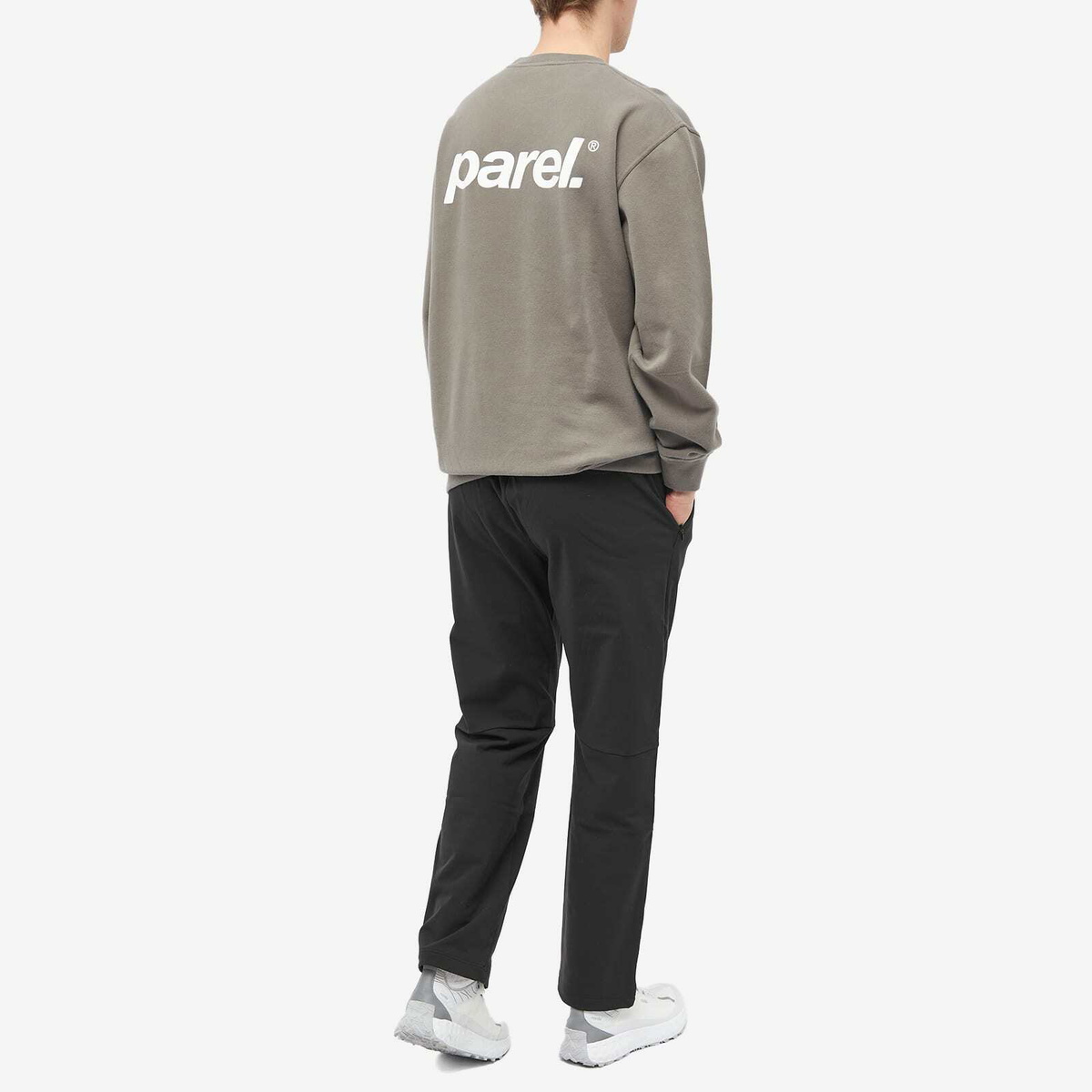 Parel Studios Men's BP Crew Neck Sweat in Warm Grey Parel Studios