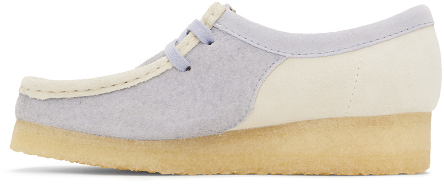 Clarks Originals Blue & Off-White Wallabee Derbys Clarks Originals